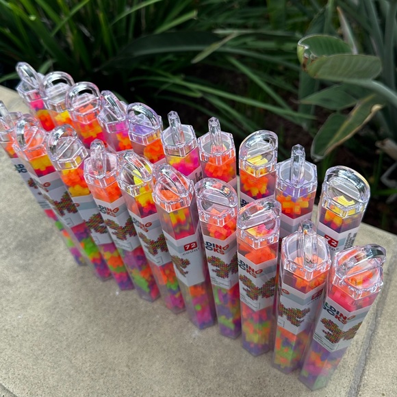 Target | Toys | 2 X Target Building Blocks Neon Colors Puzzle Bullseye ...